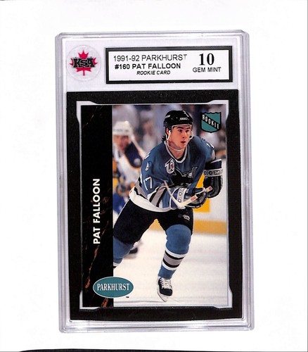 1991-92 Parkhurst Pat Falloon Rookie KSA 10 . #160 | eBay