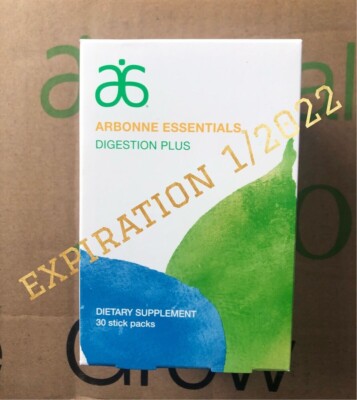 Arbonne Essentials Digestion Plus • SEE EXPIRY DATE • 30 Sticks ...
