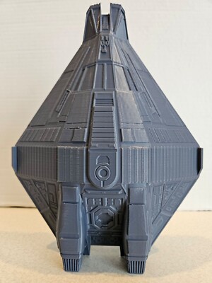 3d Printed Alien Narcissus Ship Fully Assembled Grey 10in Ship | eBay