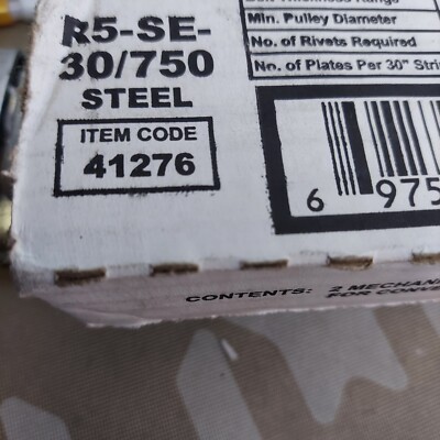FLEXCO SR Scalloped Edge R5-SE-30/750 STEEL Fasteners 41276 | eBay
