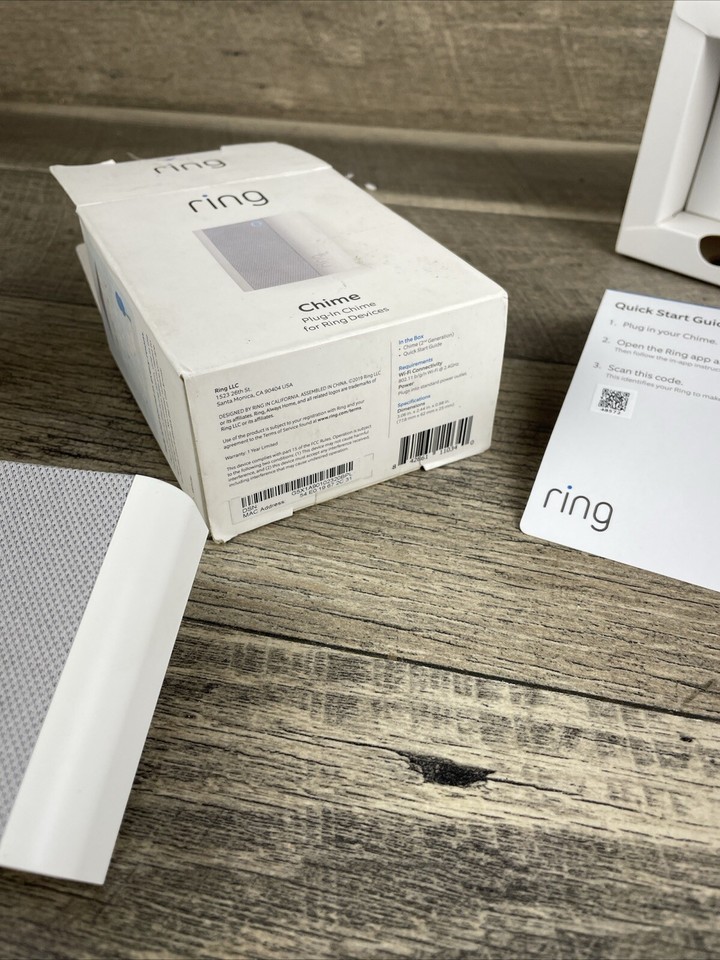 NEW - Ring Chime 2nd Generation Plug In Chime for Ring Devices (NOT PRO ...