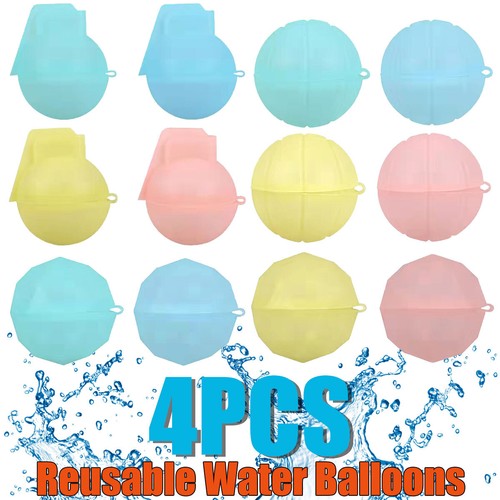 Reusable Water Balloon Silicone Water Balloon Quick Fill Water Bomb ...
