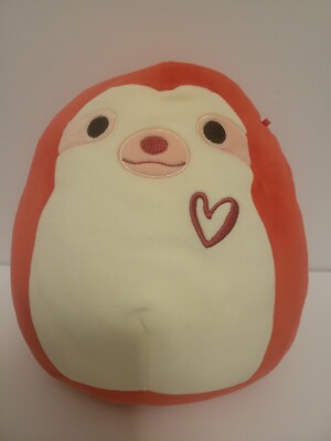 💖 Squishmallows 8” Rupert The Red Sloth - Valentines Day 2018 - RARE | eBay