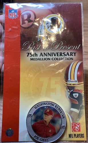 2007 NFL 75th Anniversary Medallions Washington Redskins Joe Gibbs | eBay