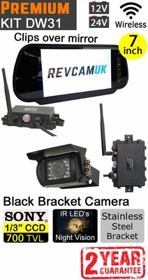 Digital Wireless Caravan Motorhome Kit Reversing Rear View Camera Sony ...