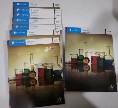Lifepac Science 9th Grade Student Units 4-10 Homeschool Workbooks ...