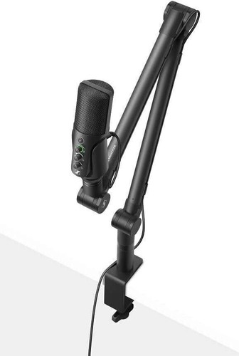 Sennheiser Profile USB Condenser Microphone Streaming Set with Boom Arm ...