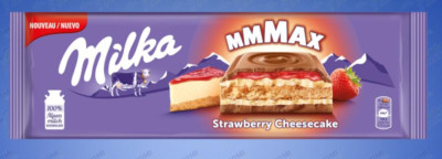 HUGE MILKA STRAWBERRY CHEESECAKE - 300G - BIG GIANT ALPINE CHOCOLATE ...