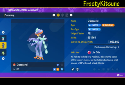 6IV Quaquaval / Quaxly Shiny & Non-Shiny Pokemon Scarlet & Violet | eBay