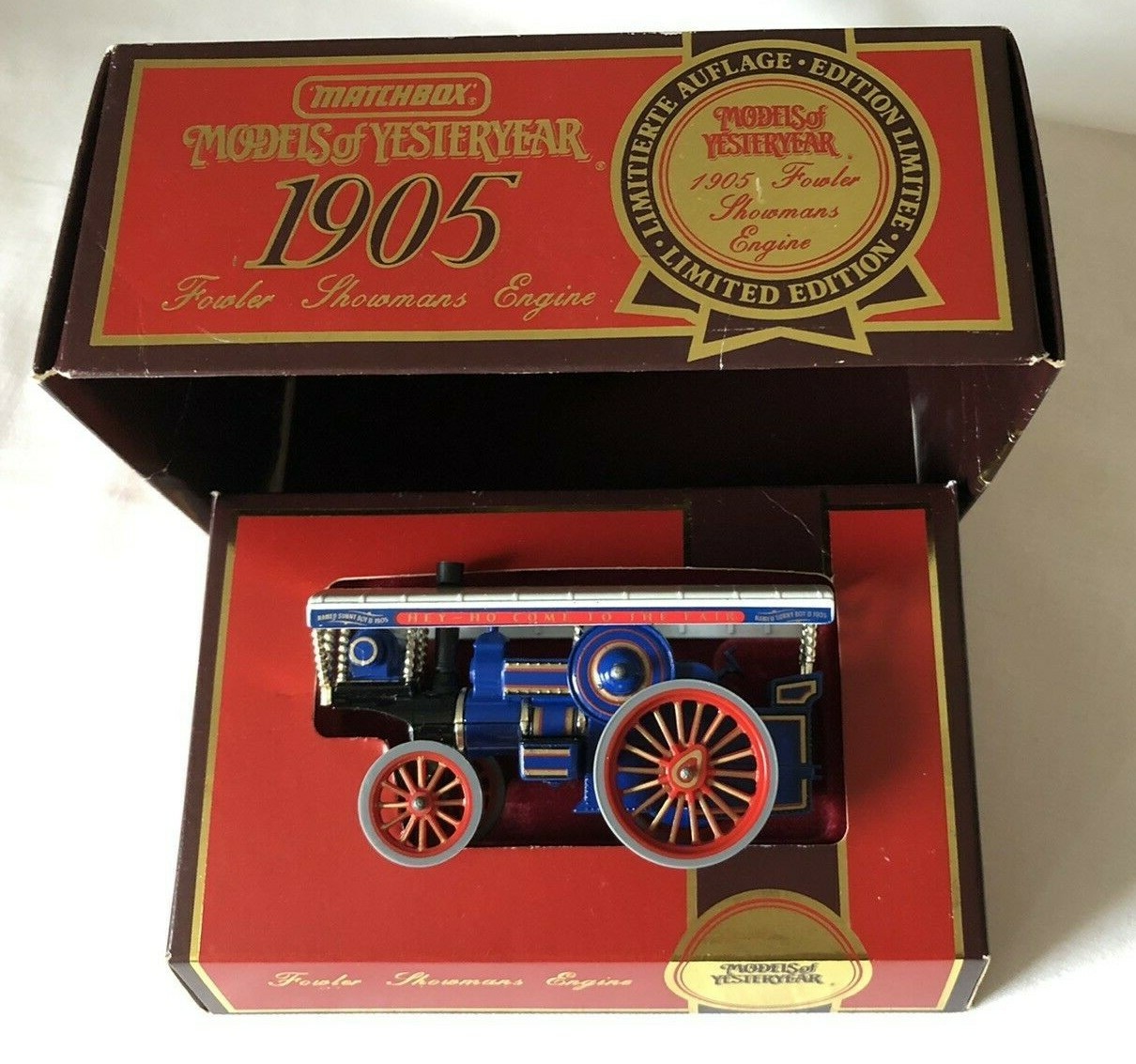Matchbox Models Of Yesteryear 8cm Long No. 9 - Fowler Showmans Engine ...