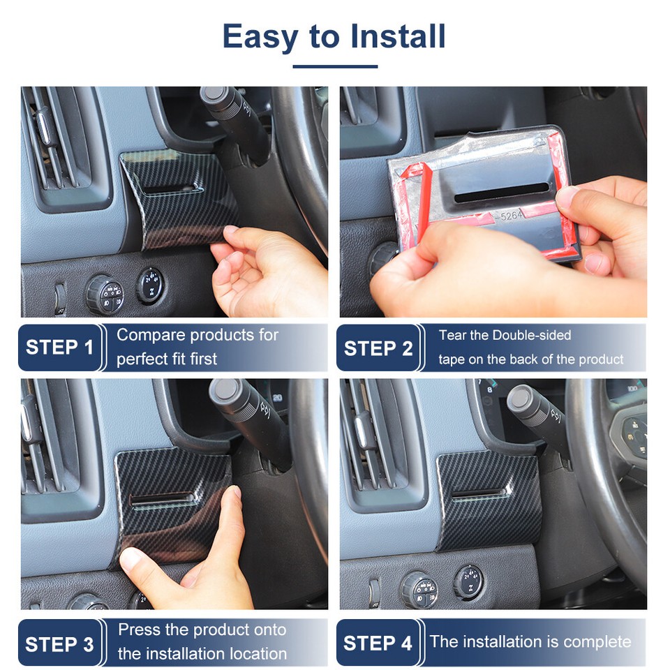 Dashboard Card Slot Panel Cover Trim Accessories For Chevy Colorado ...