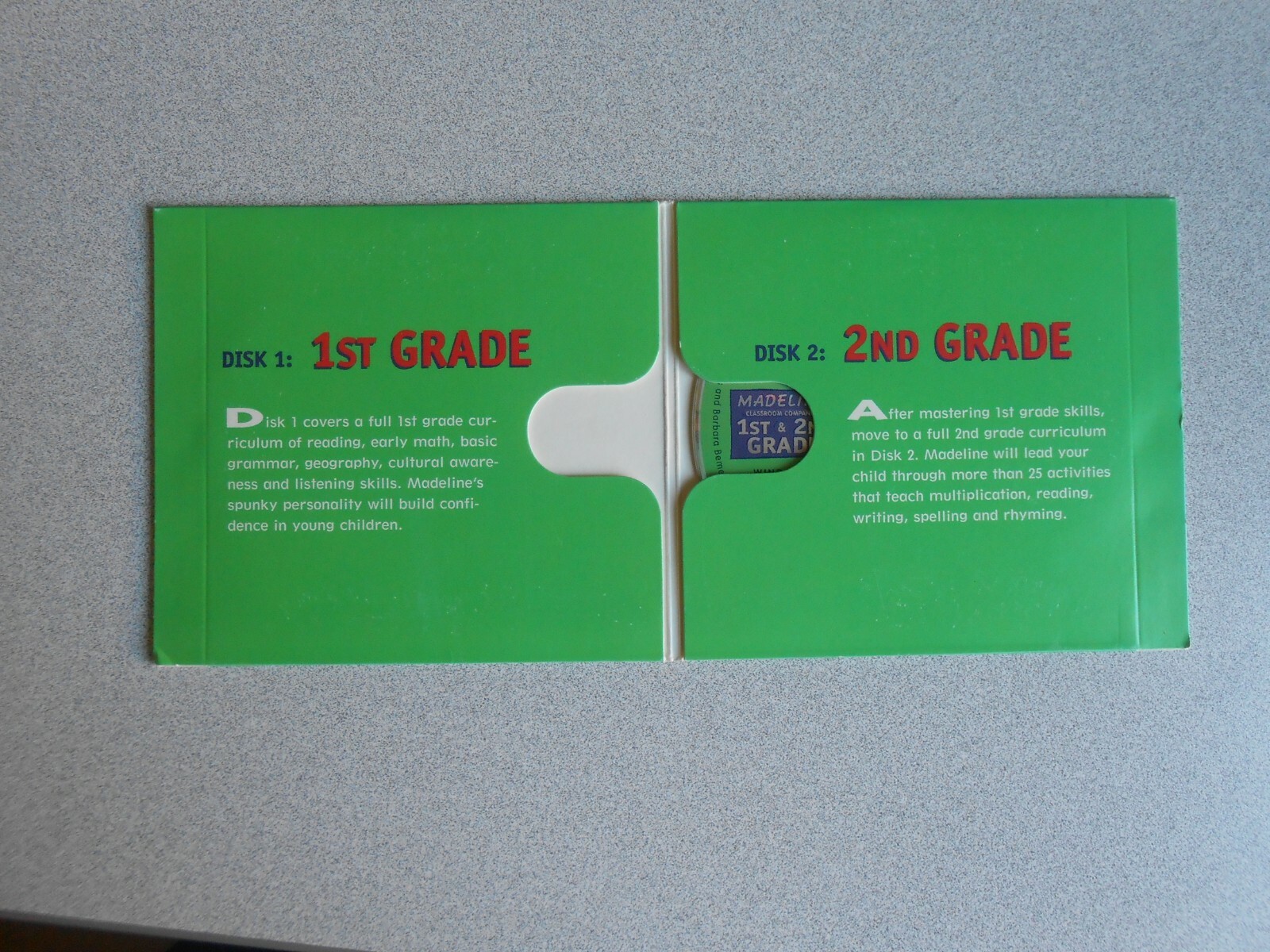 ~MADELINE CLASSROOM COMPANION 1st+2nd GRADE PC/MAC CD GAME (2nd grade ...