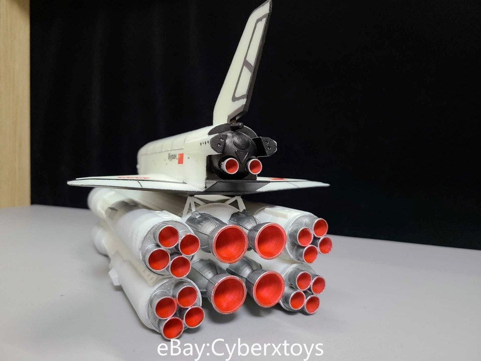 1:144 Scale Energy with Buran Space Shuttle Model Painted Finished 42cm ...