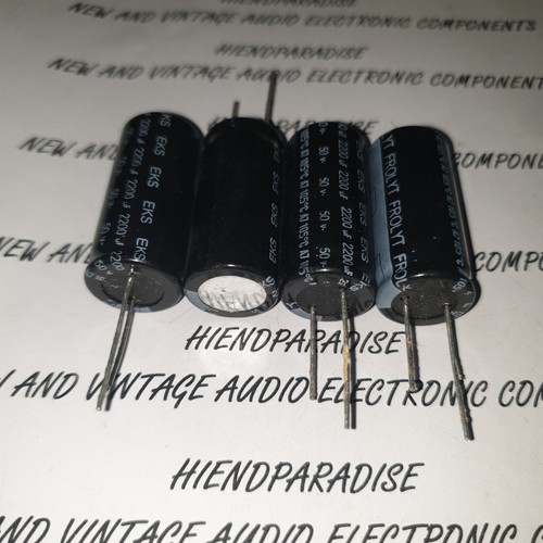 NOS FROLYT EKS 2200uf 50v 105C HI_END CAPACITORS FOR NAIM AUDIO ! 4PCS ...