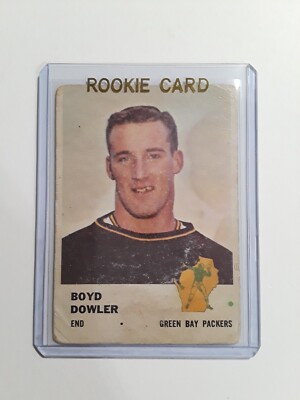 1961 Fleer Boyd Dowler Rookie #92 football card Green Bay Packers | eBay