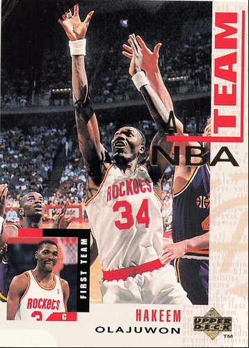 1994-95 Upper Deck Hakeem Olajuwon Houston Rockets #13 | eBay