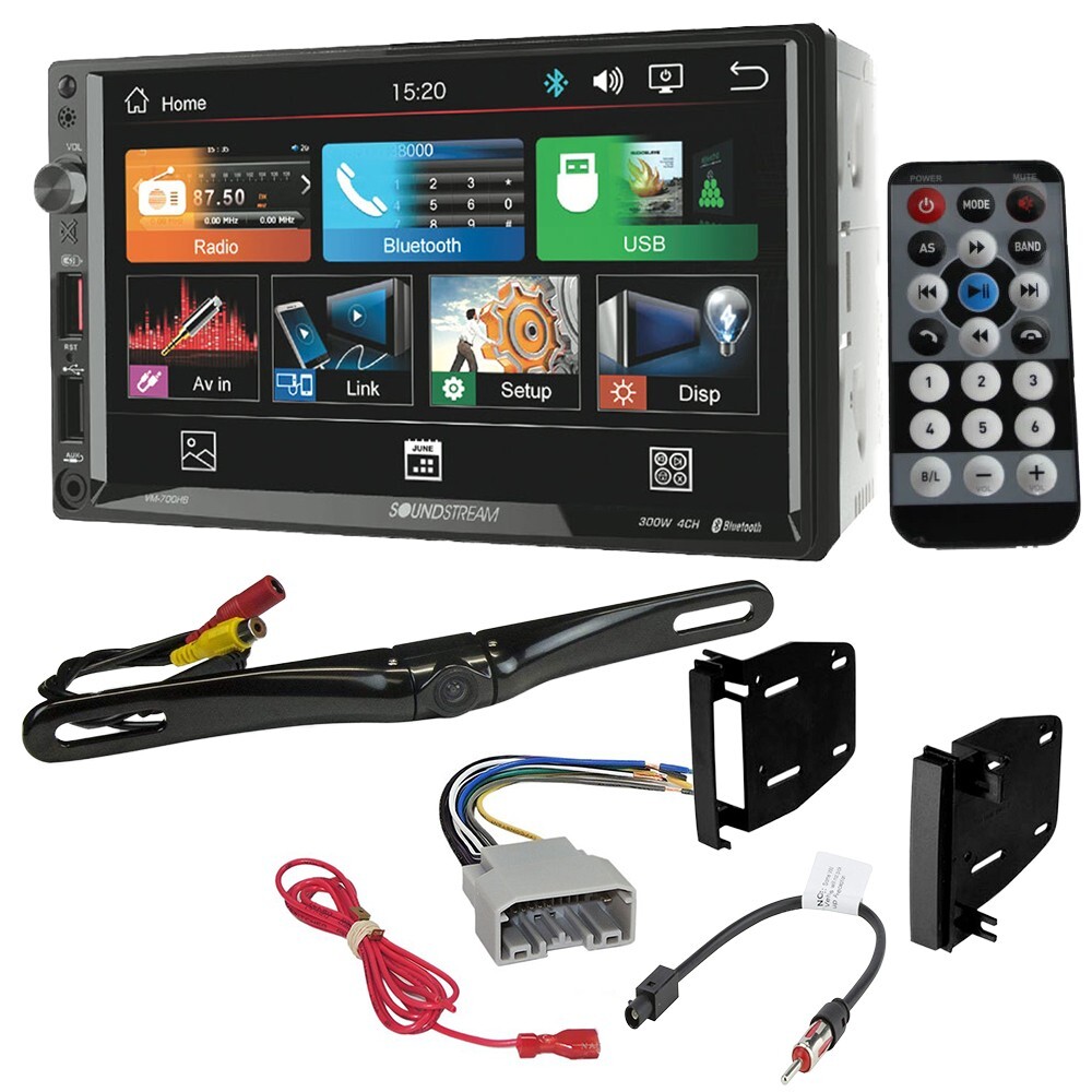 VM-700HB 7" Double DIN Car Radio Stereo install Kit for 2009 - 2012 RAM ...