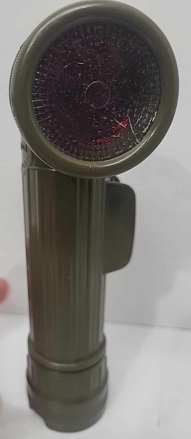 Fox Military OD Anglehead Flashlight with color lenses. | eBay