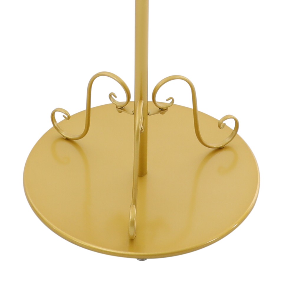 Freestanding Scarf Display Rack Rotating Round Scarf Display Stand ...