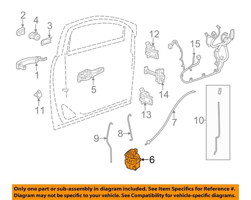 GM OEM Front Door-Lock Actuator Motor 13579497 | eBay