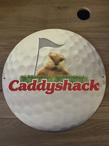 Caddyshack Goffer Golf Ball Round Metal Tin Sign Mancave Decor Open ...