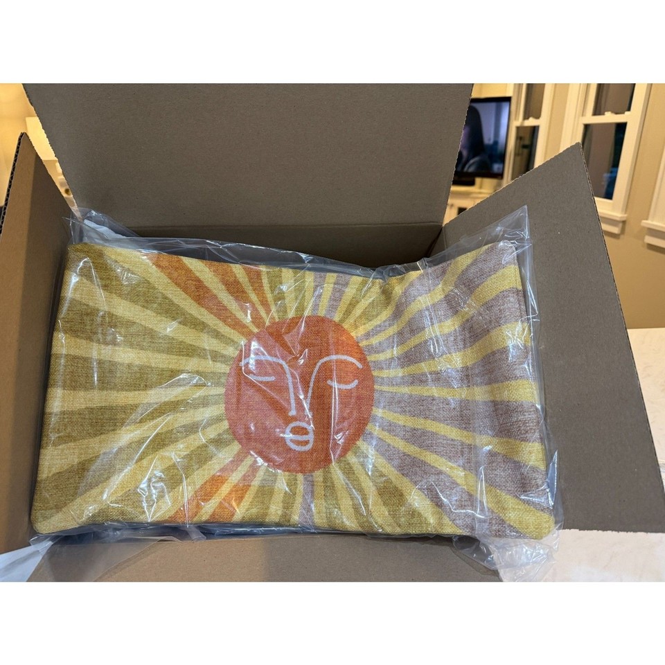 Justina Blakeney Solis Dawn Woven Lumbar Pillow 12x21 Ruggable NIB w ...