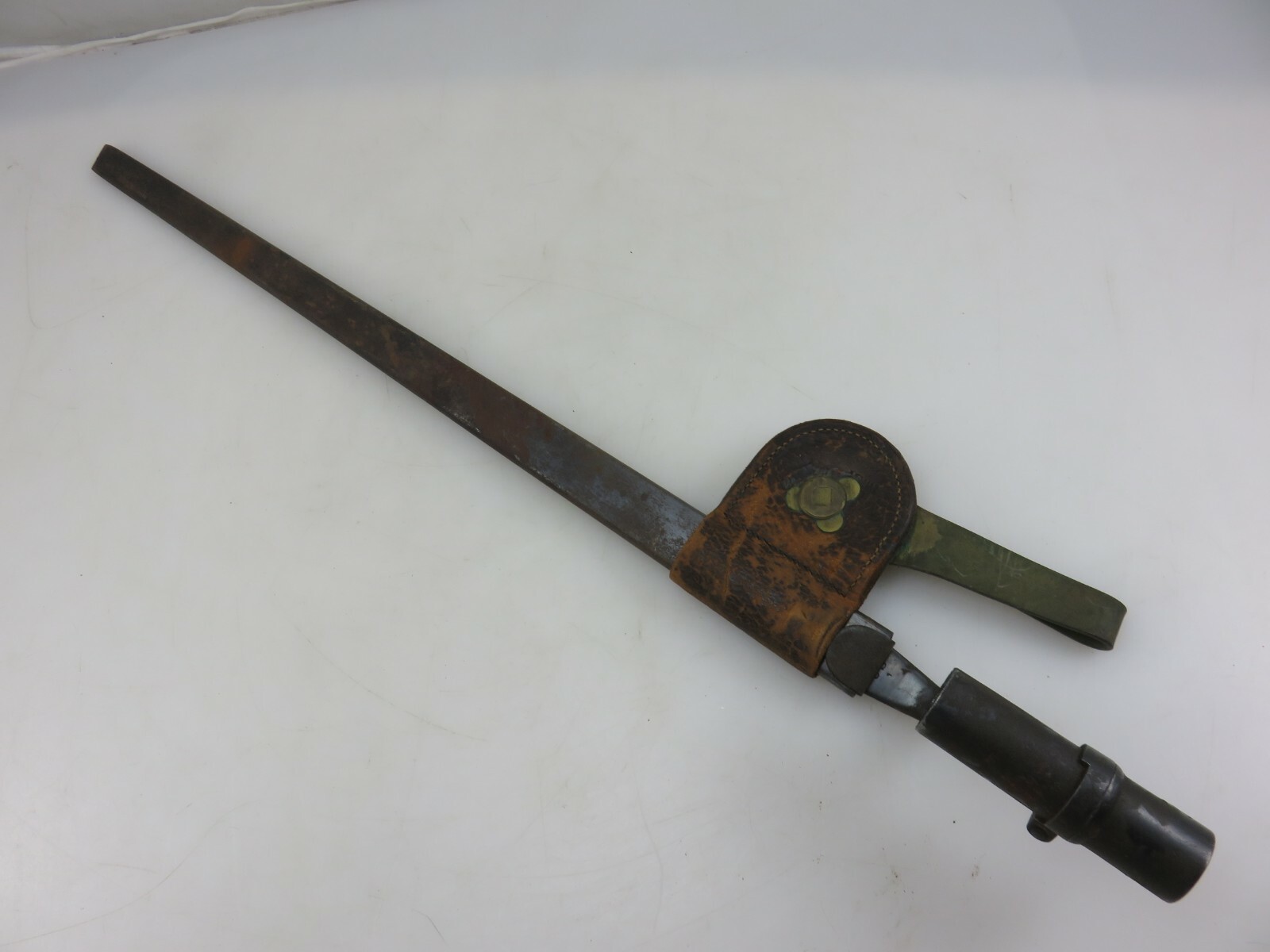 Springfield Trapdoor Bayonet Model 1873 18" Blade US With Scabbard ...