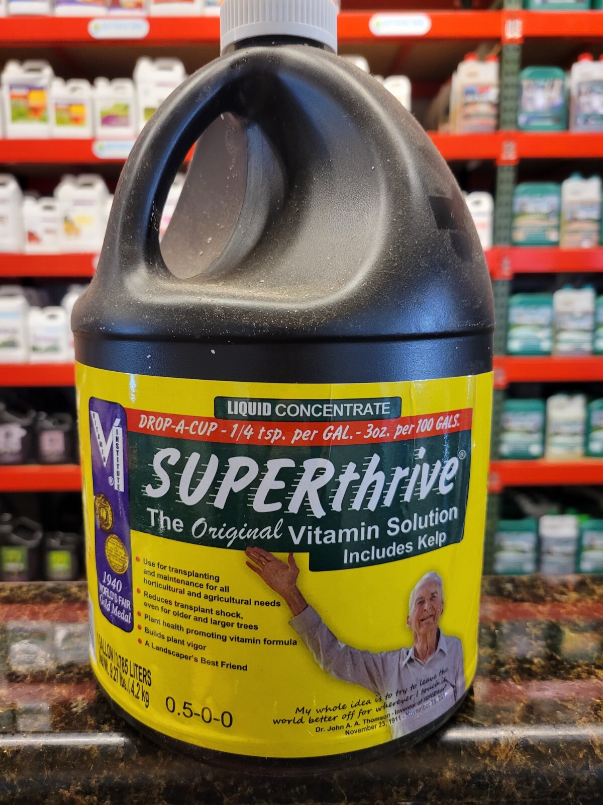 Superthrive - 1 Gallon The Original Vitamin Solution Enhanced w/ Kelp ...
