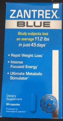 Zantrex Blue Dietary Supplement Rapid Weight Loss 84 Capsules EXP.02/27 ...