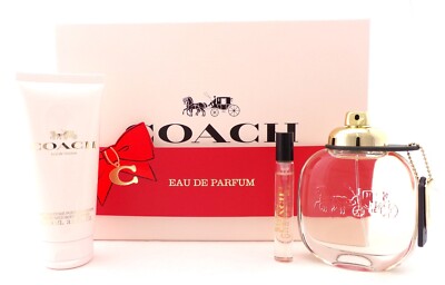 Coach NEW YORK by Coach 3.0oz & 0.25oz EDP Spray+ 3.3 B/Lotion. New ...