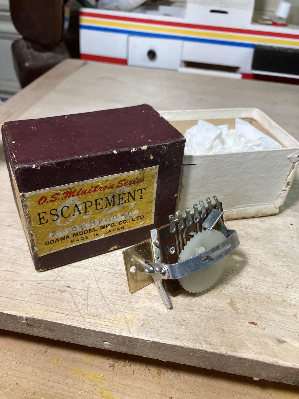 K-1 Compound Escapement O.S. Minitron Single Channel R/c Model Airplane ...