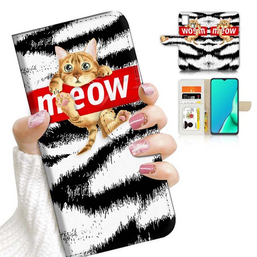 ( For Telstra Essential Pro 3 ) Flip Case Cover AJ23715 Kitten Cat Meow ...