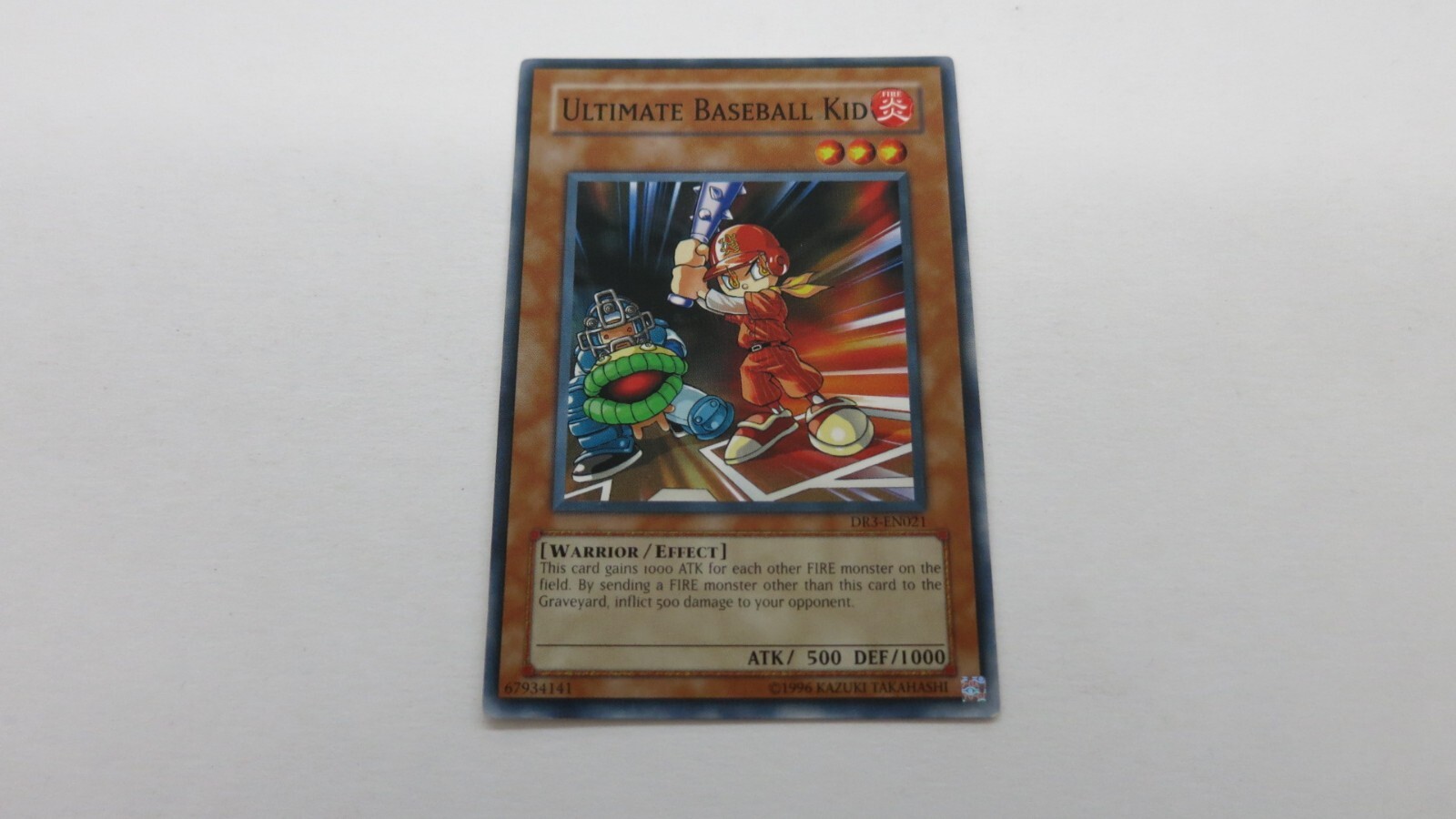 ULTIMATE BASEBALL KID MONSTER UNLIMITED EDITION DR3-EN021 COMMON YUGIOH ...