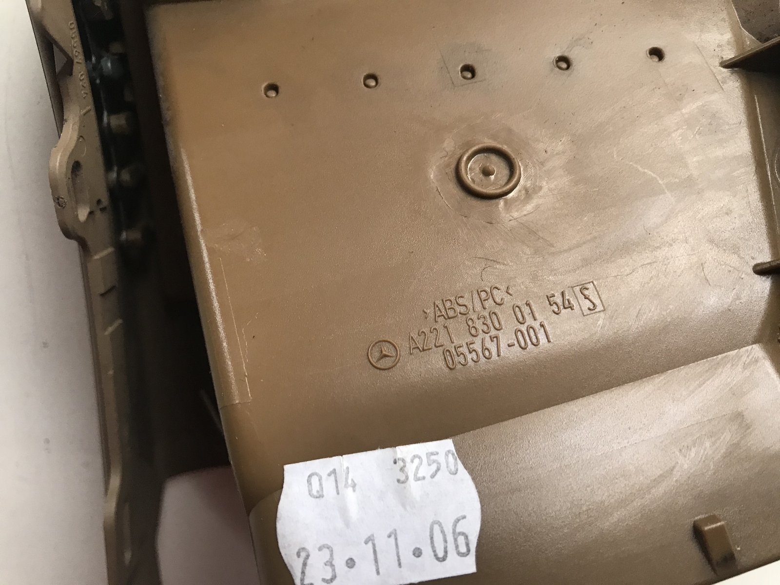 Luftdüse vorne links A2218300154 Buckskin Mercedes S CL Klasse W221 ...