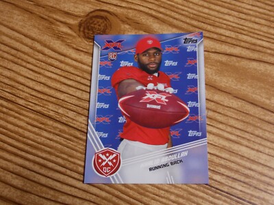 DC Defenders 2020 XFL Base #35 Khalid Abdullah RC Football card | eBay