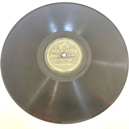 1946 Victor Accordion Orchestra POLKA 78 RPM 10 in RCA VICTOR 25-0047 ...