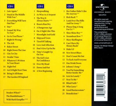 GERRY RAFFERTY/STEALERS WHEEL - COLLECTED [DIGIPAK] NEW CD 600753327944 ...