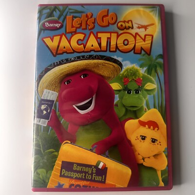 Barney Let’s Go On Vacation DVD Barney Out Of Print Kids Show Vintage ...