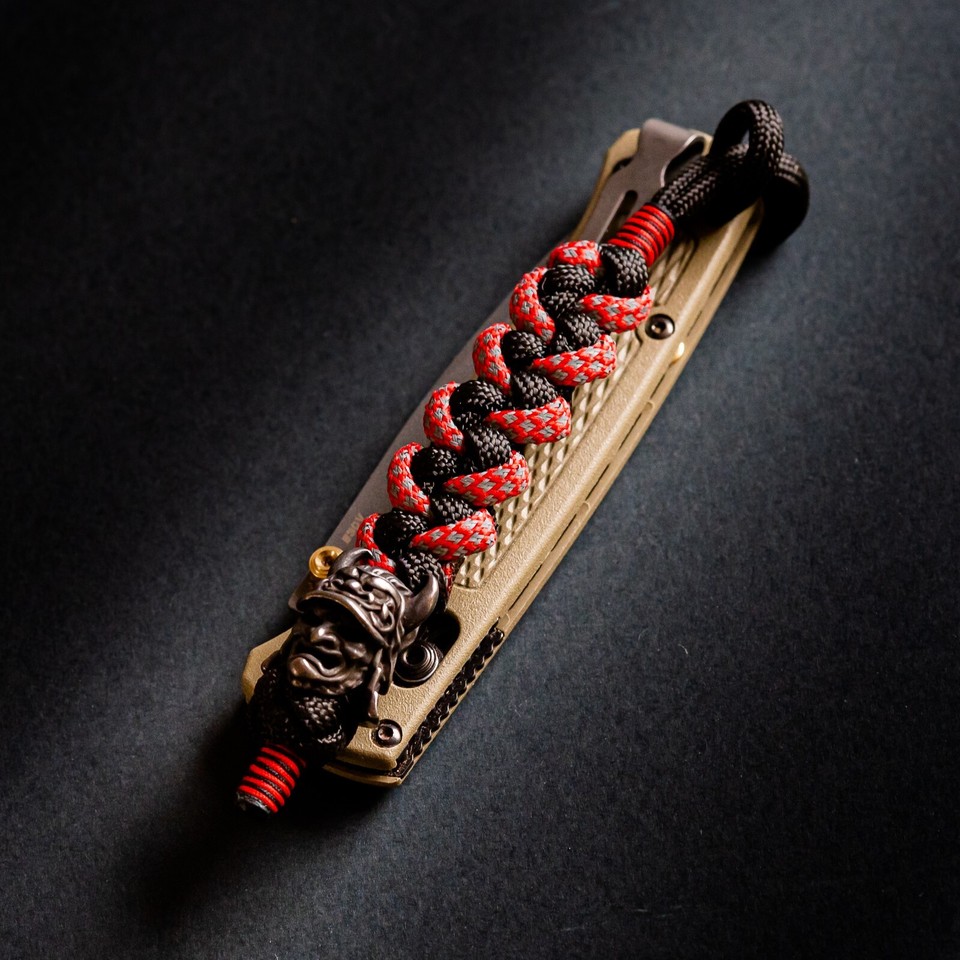 Warrior Japanese Samurai Paracord Custom EDC Lanyard Handmade ...