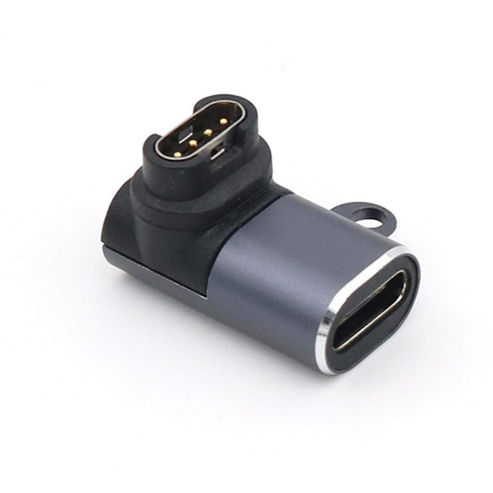 Type-C Female Watch Charger Adapter Connector for Fenix 7/7S (3D Elbow ...