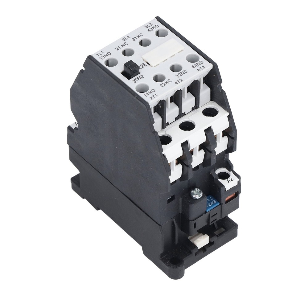 AC Contactor DIN Rail Mount Household Circuit Control Contactor 220V 50 ...