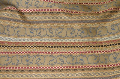 Ribbon Stripe Drapery/Upholstery Weight Fabric | eBay