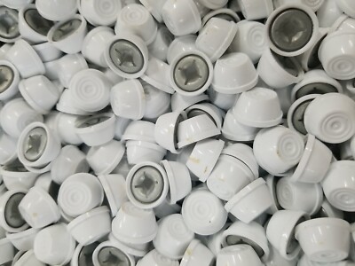 5/16" White Plastic Push Nuts (25 pcs.) | eBay