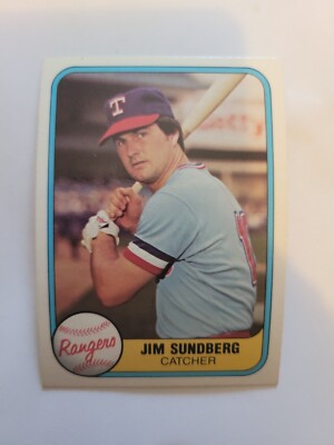 1981 FLEER JIM SUNDBERG #619 NM | eBay