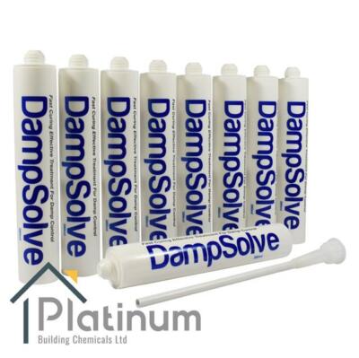9 x DAMPSOLVE Damp Proof Injection Cream | DPC Course Rising Damp ...