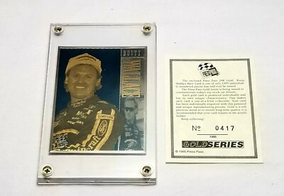1995 NASCAR Rusty Wallace 24K Gold Metal Card LIMITED EDITION # 417/ ...