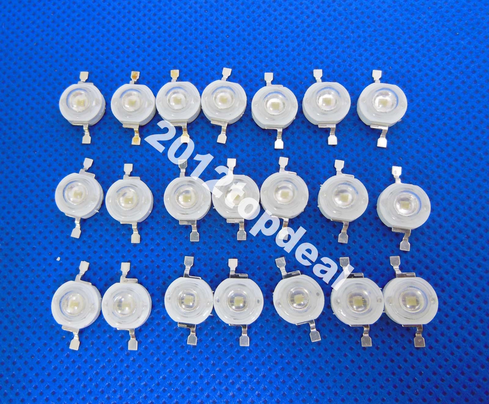 10pc 3W High Power Blue 475nm LED Emitter 45mil Chip For DIY | eBay