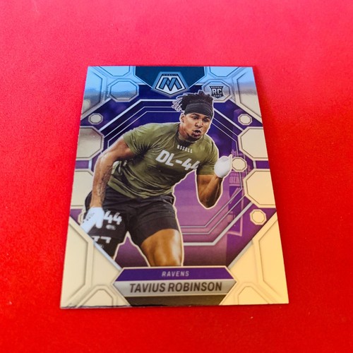 Tavius Robinson .. ROOKIE PRIZM .. Baltimore Ravens .. 2023 Mosaic Card ...