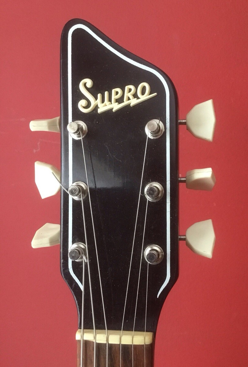 Supro Guitar Logo Supro Limited Edition David Bowie Dual Tone Hardtail