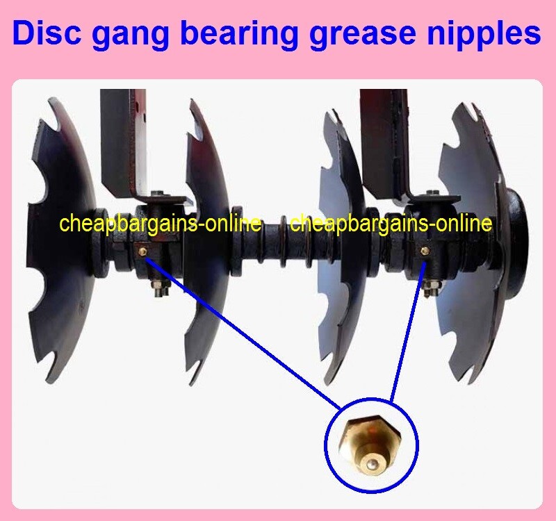 6ft DISC HARROW 180 cm DISC PLOUGH DISC CULTIVATOR TRACTOR CAT 2 3 ...